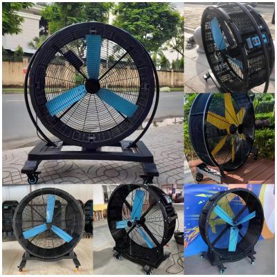 China Mobile Industrial Cooling Fan 1.5m/2m Diameter with IP55 Protection and 38,000 m³/hour Airflow for sale