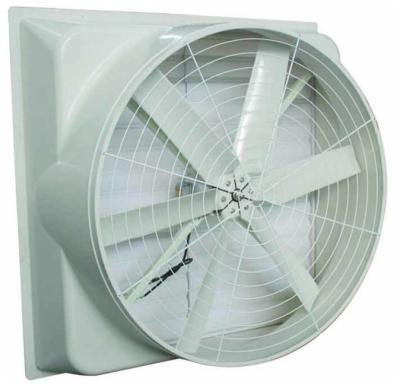 China 1270mm PVC Ventilation Exhaust Fan 41000 m³/h Airflow 1.1kW Industrial Negative Pressure System for sale
