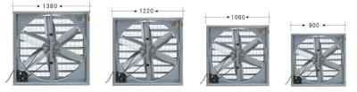 China 380V 1.1kW Industrial Negative Pressure Fan 1270mm with 41000 m³/h Airflow for Commercial Ventilation for sale