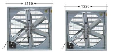 China 41000m³/H Direct Drive Negative Pressure Exhaust Fan - 1270mm Diameter, 1.1kW, 60dB for Industrial Workshop Ventilation for sale