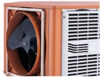China 380V Industrial Evaporative Cooler with 23,000 m³/h Airflow and 105 L/H Evaporation Rate for Commercial Spaces for sale