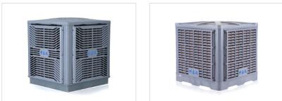 China 3.0kW Industrial Evaporative Air Conditioner with 30°C Temperature Drop and 30,000 m³/h Airflow for sale
