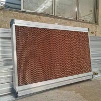 China Evaporative Cooling Pad Wall 100mm/150mm Thickness with 5-15°C Temperature Reduction for Greenhouses and Farms for sale