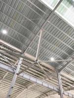 China 10-24 Foot HVLS Industrial Ceiling Fan with PMSM Motor, 0.37-1.1kW Power, 38dB Low Noise for Warehouse & Factory for sale