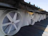 China KC FRP Exhaust Fan 850×8500×480mm with 63000 m³/h Airflow for Poultry House Ventilation for sale