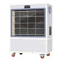 China Industrial Evaporative Cooler 220V 25L/h Wet Curtain 85Kg 1-3HP 25000CFM for sale