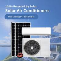 China Hybrid Solar Air Conditioner 12000BTU Dual Power Intelligent Switching WiFi Remote Control for sale