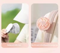 China Dual Power Hat Fan Solar USB Rechargeable Wearable Mini Fan 2000mAh Hands-free Cooling for sale