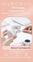 China Dual Power Hat Fan Solar USB Rechargeable Wearable Mini Fan 2000mAh Hands-free Cooling for sale