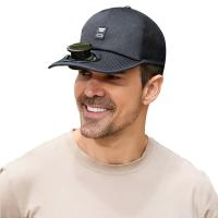China USB Rechargeable Solar Powered Baseball Cap with Built-in Solar Panel for sale