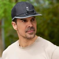China USB Rechargeable Solar Powered Baseball Cap with Built-in Solar Panel for sale