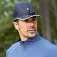 China USB Rechargeable Solar Powered Baseball Cap with Built-in Solar Panel for sale