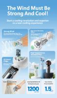 China 2026 FIFA World Cup Commemorative Handheld Mini Fan 1200mAh Rechargeable USB for sale