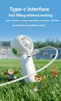 China 2026 FIFA World Cup Commemorative Handheld Mini Fan 1200mAh Rechargeable USB for sale