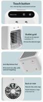 China Portable Pet Spray Cooling Fan 500ml USB Evaporative Air Cooler for Dogs Cats Kennel for sale