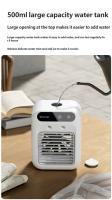 China Portable Pet Spray Cooling Fan 500ml USB Evaporative Air Cooler for Dogs Cats Kennel for sale