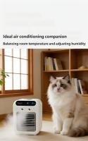 China Portable Pet Spray Cooling Fan 500ml USB Evaporative Air Cooler for Dogs Cats Kennel for sale