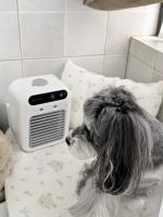China Portable Pet Spray Cooling Fan 500ml USB Evaporative Air Cooler for Dogs Cats Kennel for sale