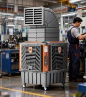 China Large Mobile Industrial Air Conditioner Water-Cooled Refrigeration Fan for sale