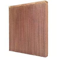 China Advanced Cooling Pad Wall Honeycomb Evaporative Cooling Pad For Livestock Cooling System for sale