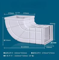China Ventilation Bend Pipe  Air Duct Air Cooler Evaporative Air Conditioning Ventilation Duct Industrial Evaporative Air Cooler Duct System for sale