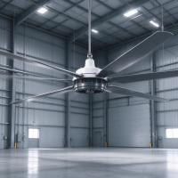 China 5 Meter Large Fan For Factory Workshop Warehouse Ventilation And Cooling, Energy-Saving Industrial Ceiling Fan for sale
