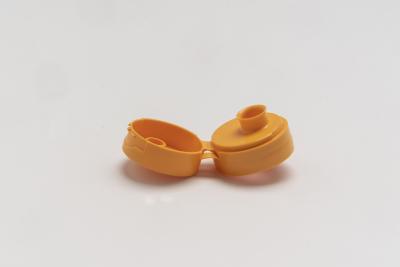 China Food Grade PET Flip Top Sauce Lid for Condiment Bottles Leak Proof 100000 Class Cleanroom for sale