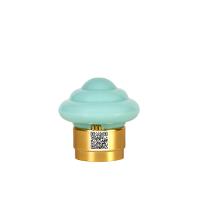 China Cloud Shaped PET Anti Tamper Liquor Cap Wine Bottle Caps Embossed Logo 75 ABV for sale