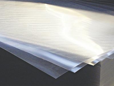 China PET Lenticular Sheet 161 LPI 0.30mm Transparent 510x710mm for 3D Packaging for sale