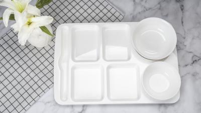 China High Temperature PET Split Plate 42.8x29x3.1cm Microwave and Oven Safe Tableware for sale