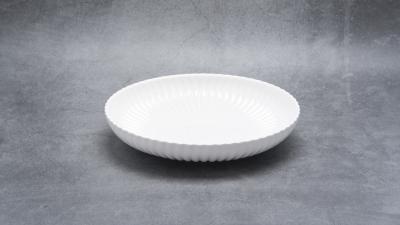 China High Temperature PET Dish Plate Flower A Size L 22.4 x 2.5cm Microwave Oven Safe for sale