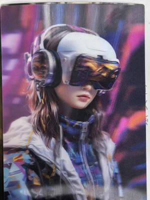 China Custom PET 3D Lenticular Postcards 0.35mm 100 LPI Eco-Friendly Printing for sale
