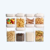 China Plastic Food Storage Containers Pop Up Rectangle 1.5L BPA Free Kitchen Organization Box for sale