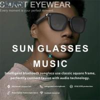 China USB Anti Radiation Fashion 20Hz Smart Audio Sunglasses Touch Control for sale