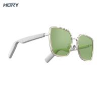 China Anti Blue Smart Bluetooth Wireless Sunglasses With Sport Headset Microphone for sale