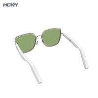 China Anti Blue Smart Bluetooth Wireless Sunglasses With Sport Headset Microphone for sale
