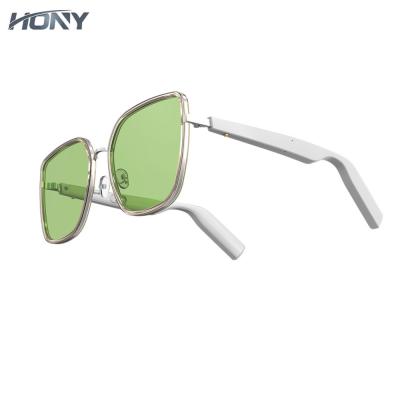 China New Bluetooth 5.0 Smart Sport Sunglasses Wireless Stereo Music HD Sound Sunglass Sports Headset Headphone for sale