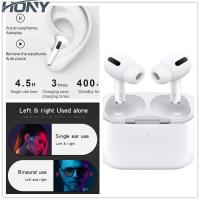 China HSP HFP 30mAh IPX4 Earpods Wireless Bluetooth 200mAh Charging Case for sale