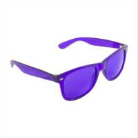 China Against UVA UVB PC Frame Purple Color Therapy Eyewear For Relax for sale