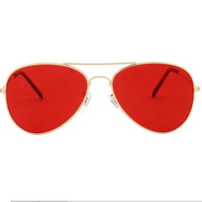 China Hony Metal Frame Red Green Glasses Vision Therapy CE Rosh EN71 for sale