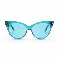 China Cateye PC Frame Aqua Lens Blue Light Therapy Glasses For Relax for sale
