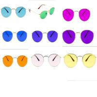 China Rose Lens Chakra Mood Light Colour Therapy Sunglasses UVA Protection for sale