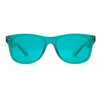 China Plastic Style Color Therapy Glasses Set of 10 Colored Sunglasses for sale