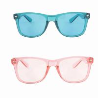 China Mood Relax Color Therapy Glasses Colored Lens Sun Glassess For Women Men Unisex for sale