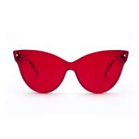 China Women Trendy Shades Sunglasses Custom Logo Protective Color Therapy Sun Glasses for sale