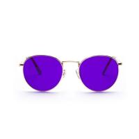 China Colored Women Men Fashion Sunglasses,Round Sun Glasses, Old Fashion Polarized Sunglasses for sale