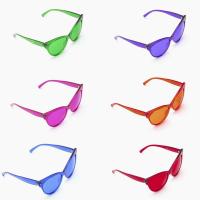 China Cateye Color Tinted Glasses Plastic Glasses Party Eyewear Cosplay Props for sale