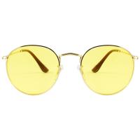 China Colored Lens Color Therapy Glasses Chakra Mood Light Therapy Chromotherapy Glasses Round Super Retro Sun Glasses for sale