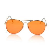 China Sunglasses For Men Women Aviator Polarized Metal UV 400 Lens Mood Light Therapy Chromotherapy Glasses for sale