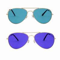 China Color Therapy Mood Glasses Light Therapy Chakra Healing Glasses Chromotherapy Color Tinted Lenses Relaxing Glasses for sale